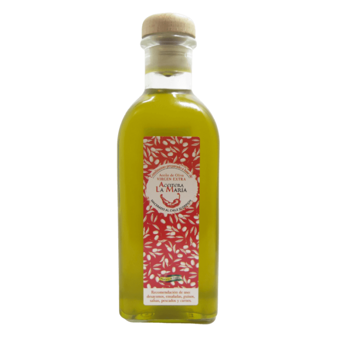 Aceite de Oliva Virgen Extra Macerado al CHILE Scorpion 50 Cl con ...